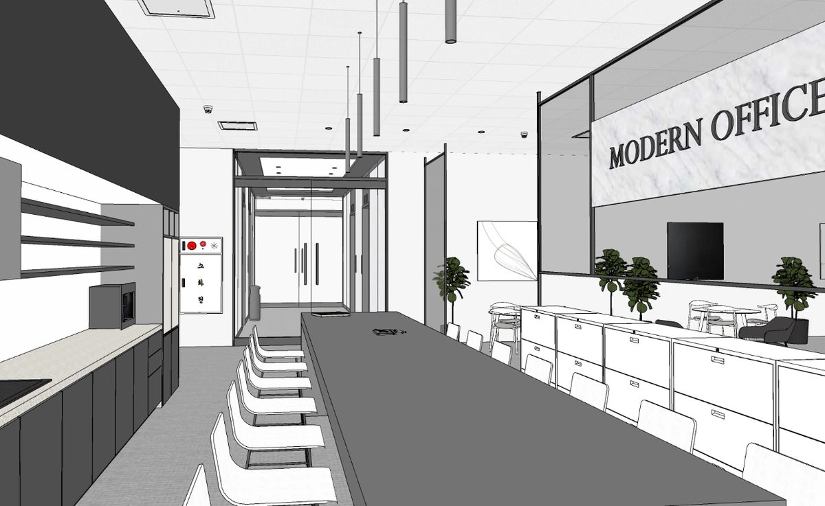 [Company SET#1] Company lounge, meeting room, bathroom, etc