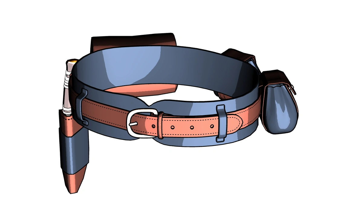 Belt Of A Fantasy Herbal Collector