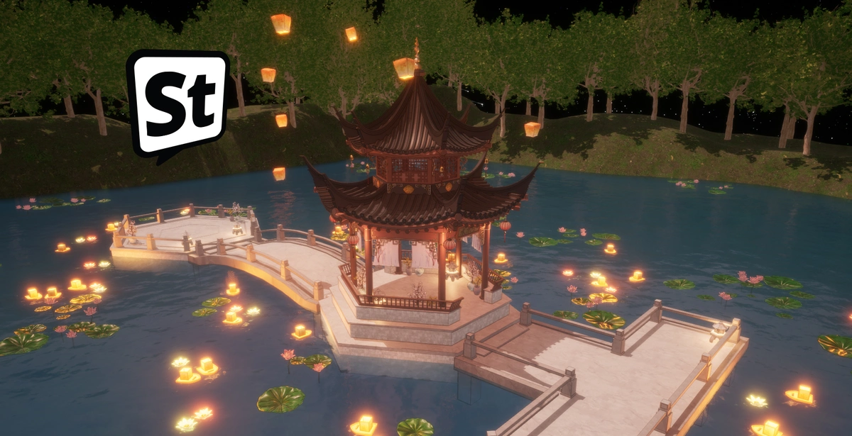 [Snaptoon + Sketchup] Pavilion with pond