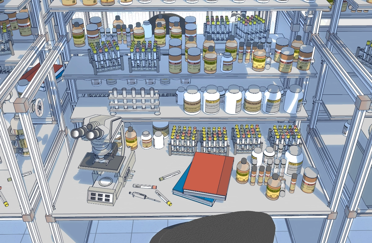 Single Background Genetic Identification Laboratory