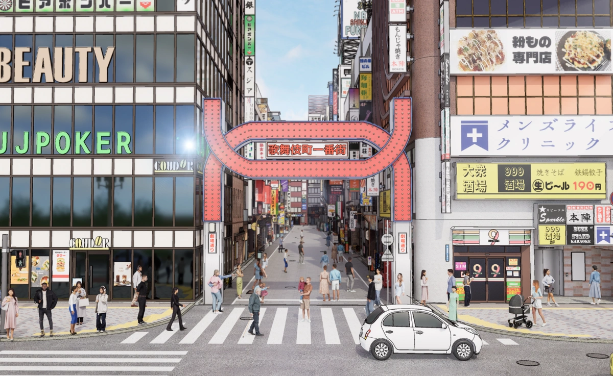 1st Street, Kabuki-cho, Shinjuku, Tokyo, Japan