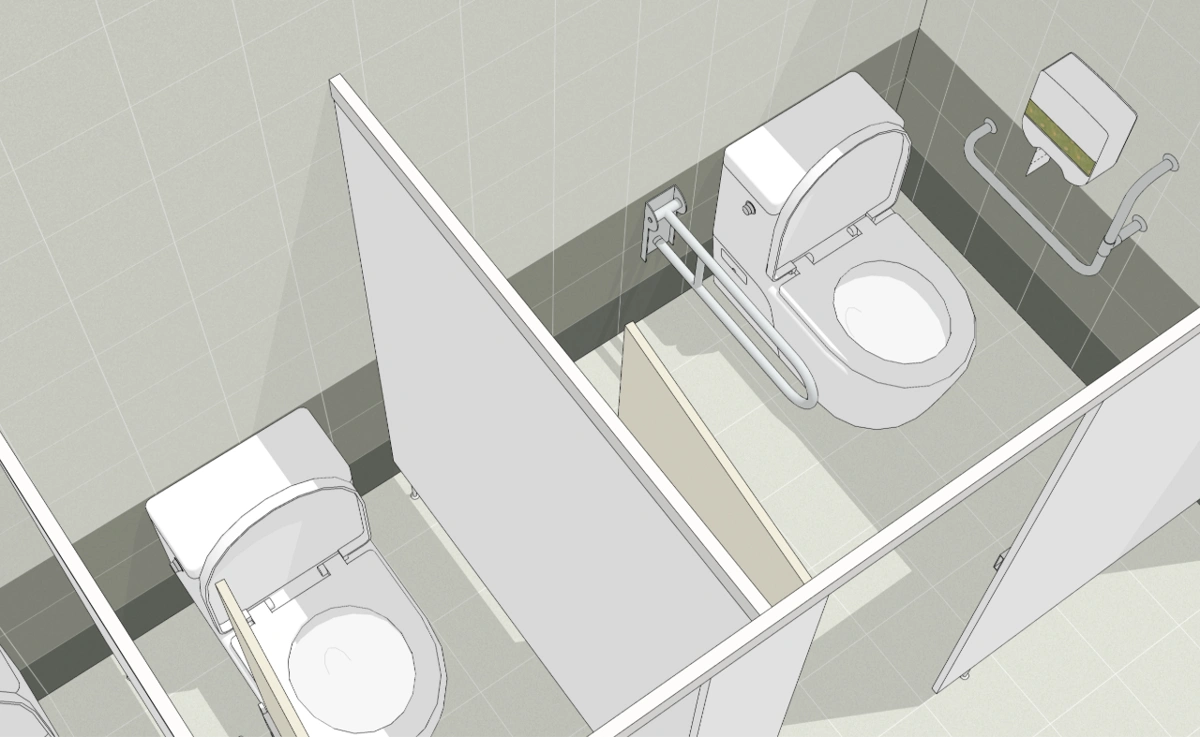 University restroom