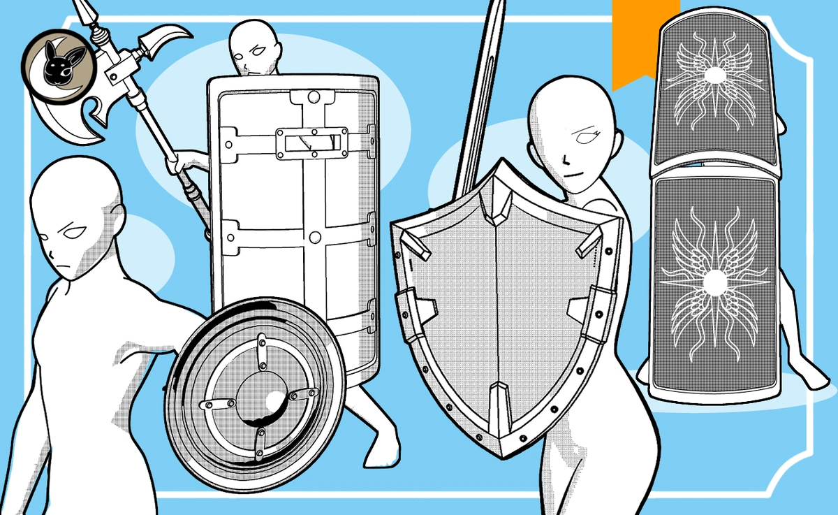 3type shields for RPG 1bonus