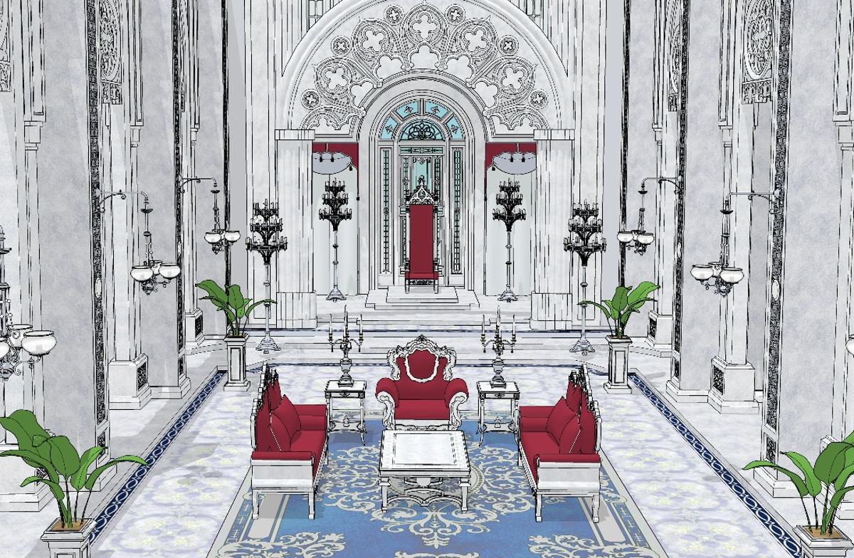 Great Temple - Reception Room
