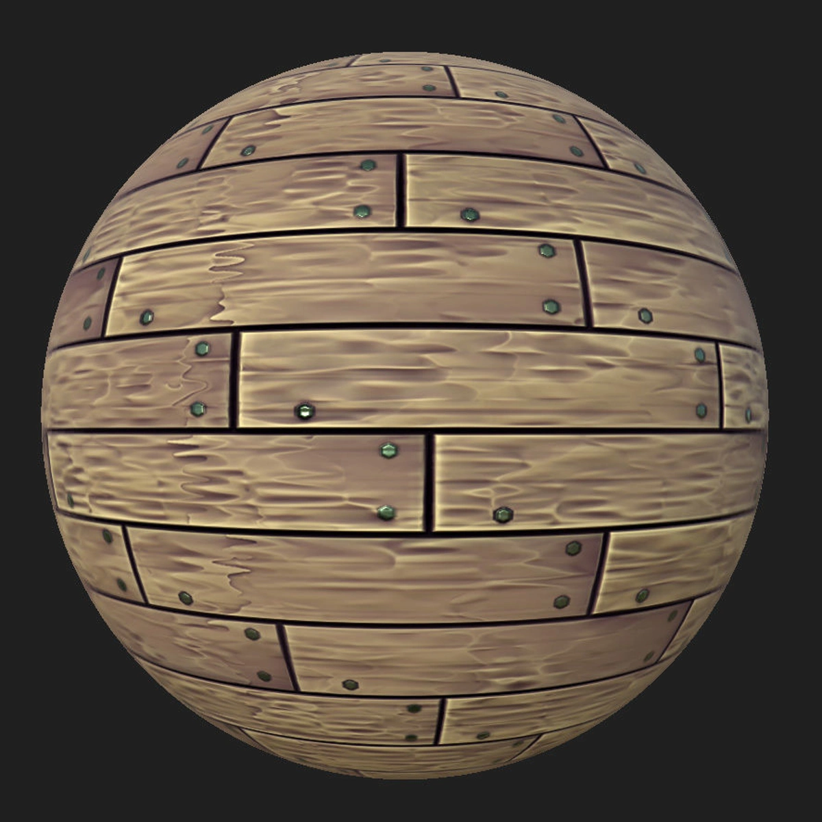 Stylized Wood Planks Texture