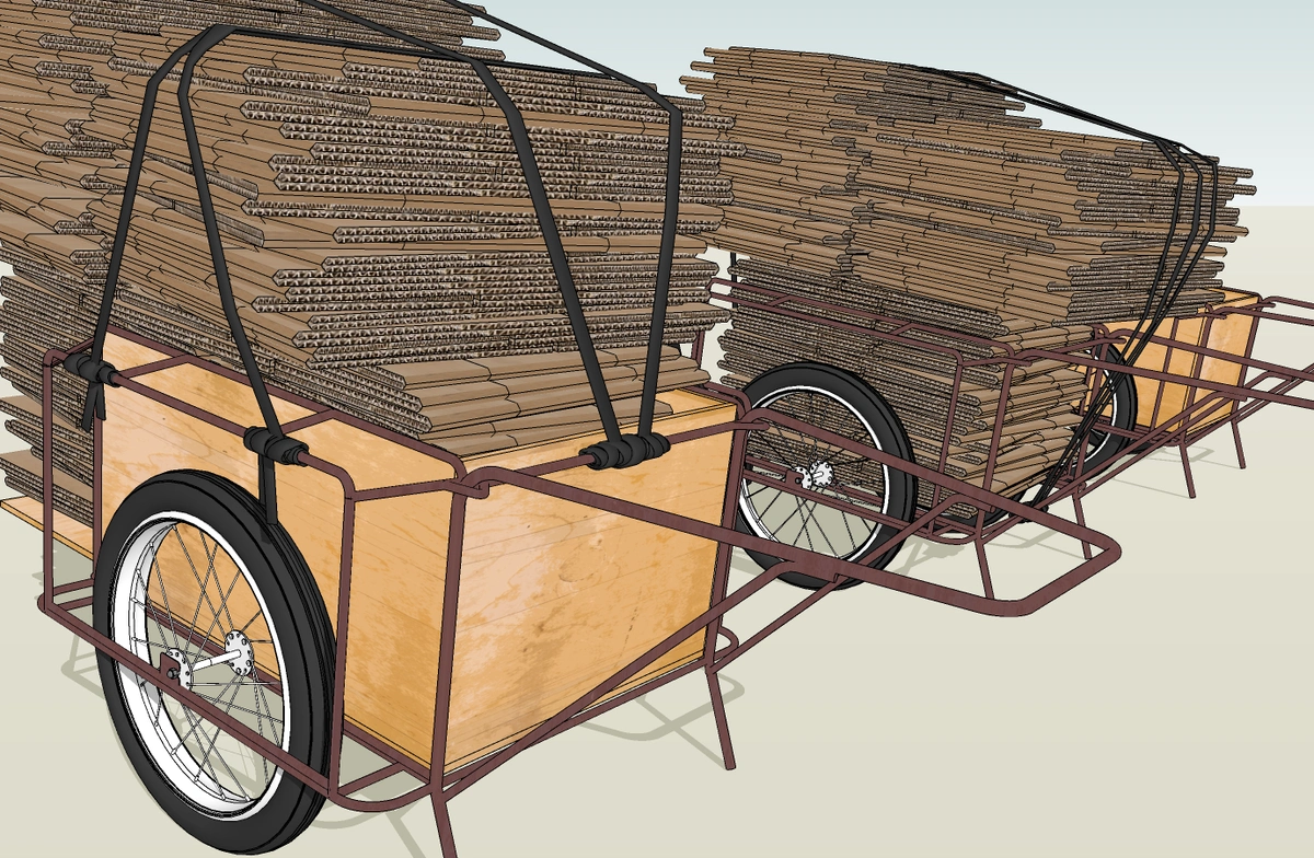 Handcart with Boxes