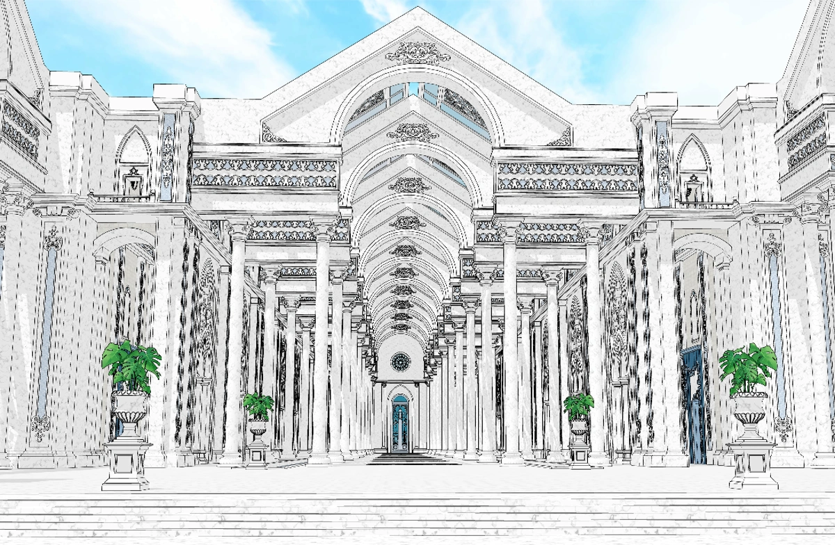 Great Temple - Corridor