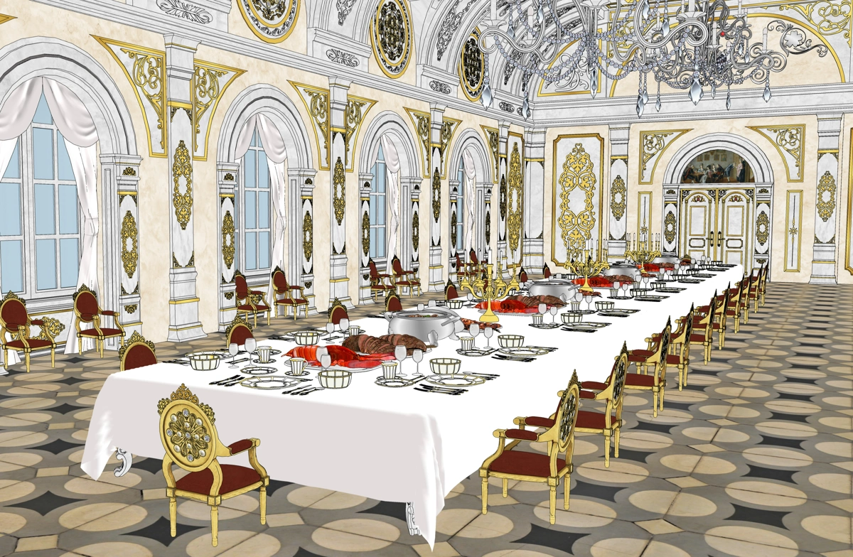 Fantasy Background - Dining Room