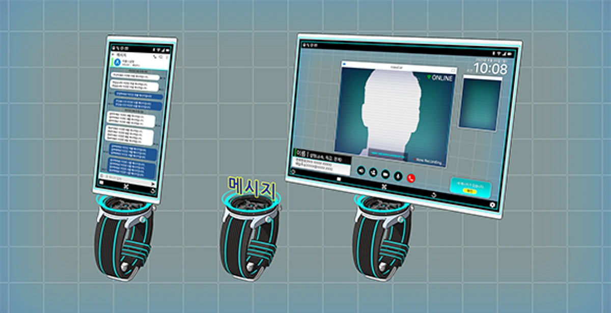 Sci-Fi Smartwatch Hologram