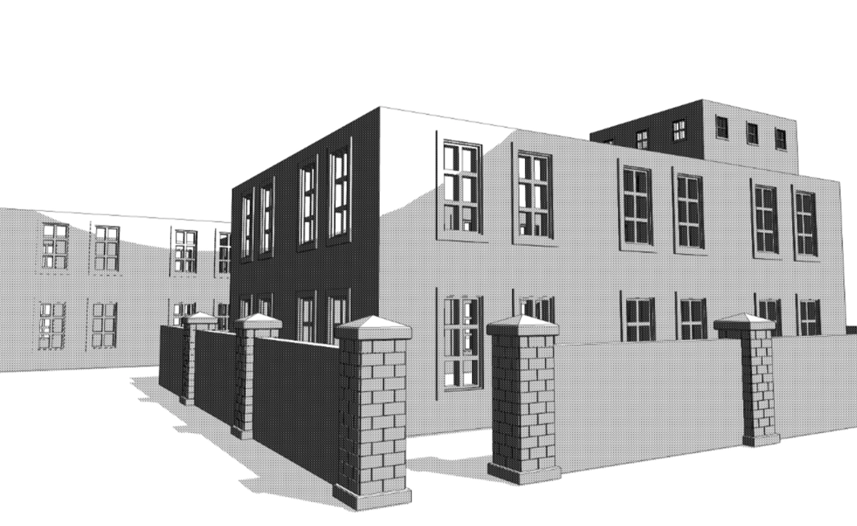 Three types of collapsed buildings