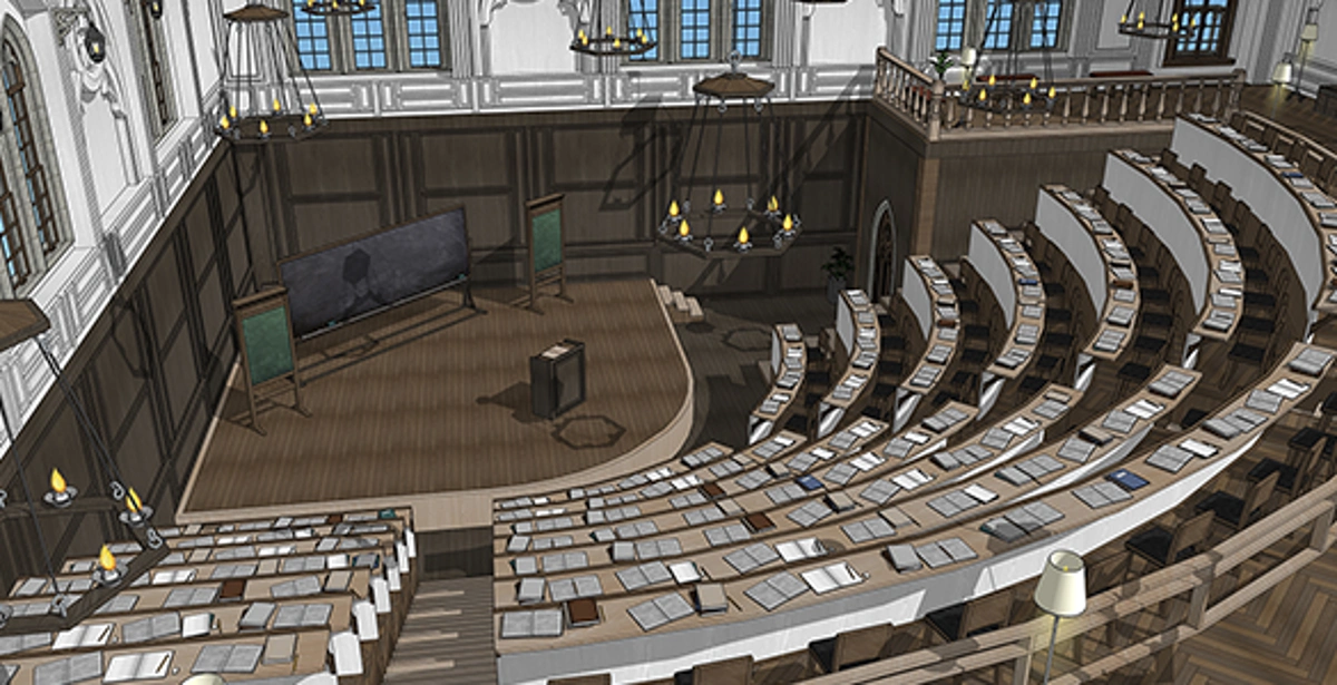 Fantasy Boarding School Classroom (2 Types)