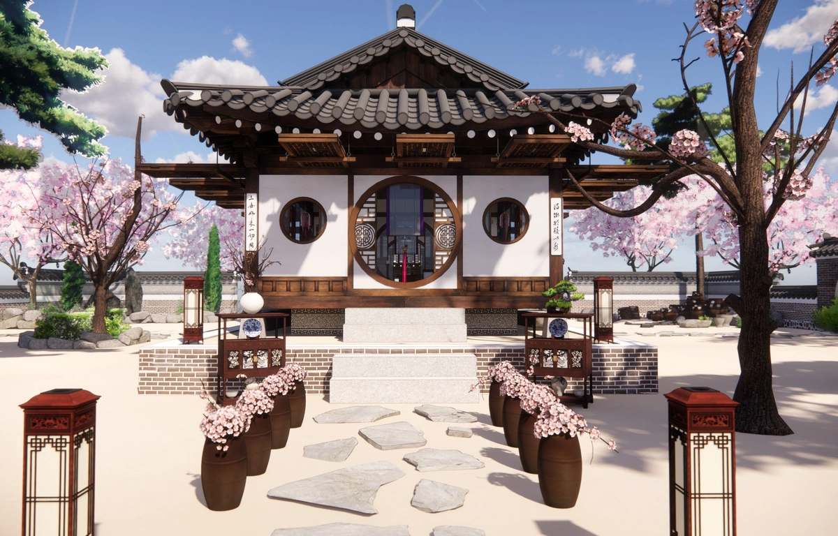 2 types of Hanok single-family buildings No.1