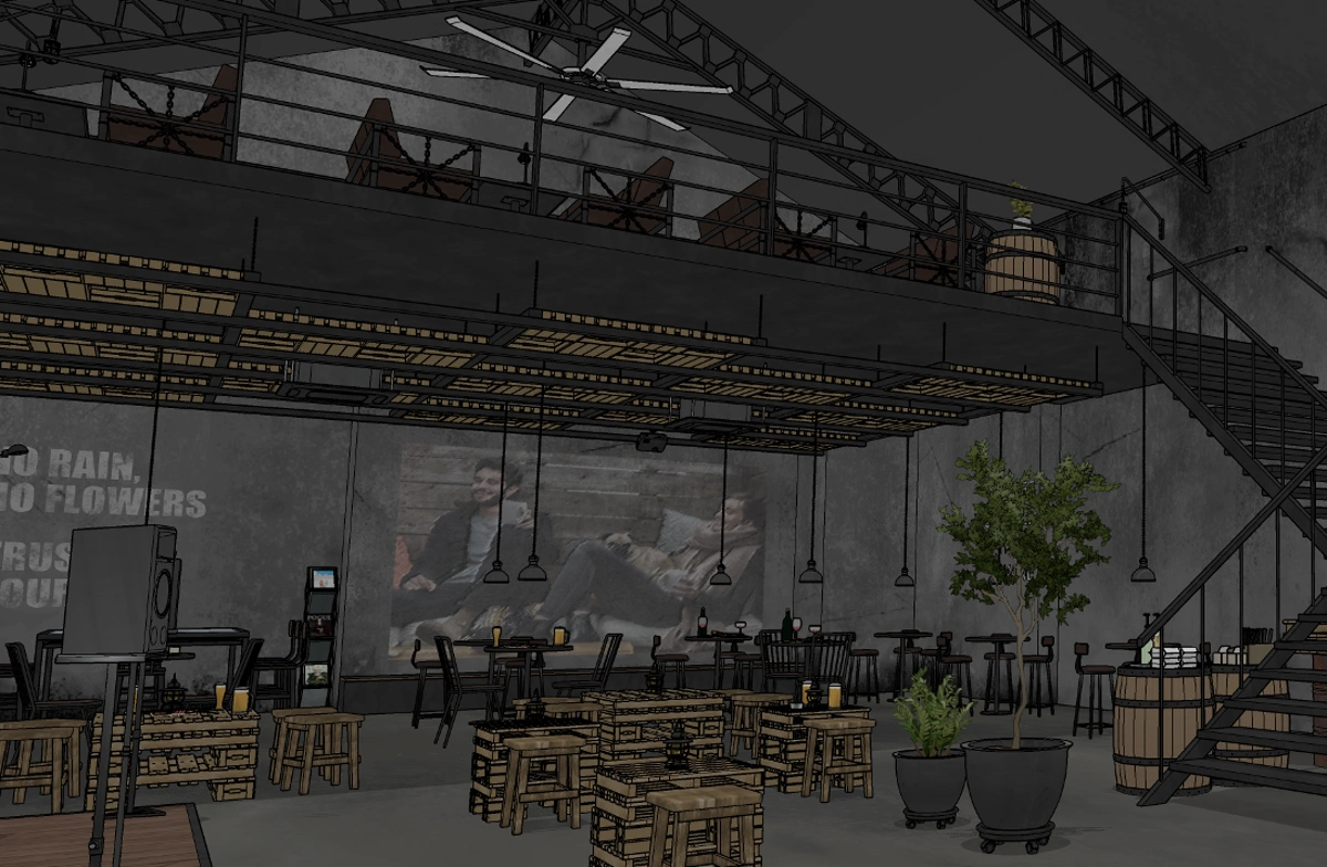 15 Interior Models - Cafe & Pub