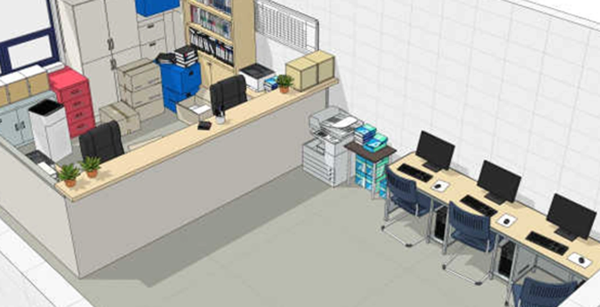 University office and teaching assistant