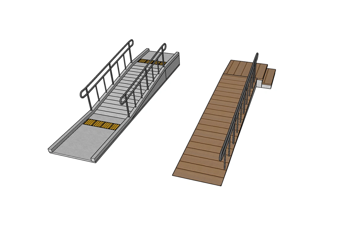 Wheelchair ramp type 2