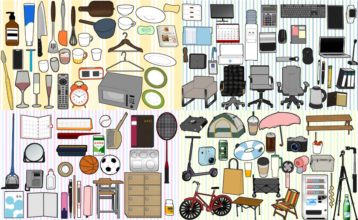 [Includes line art] Modern Everyday Life Item Set
