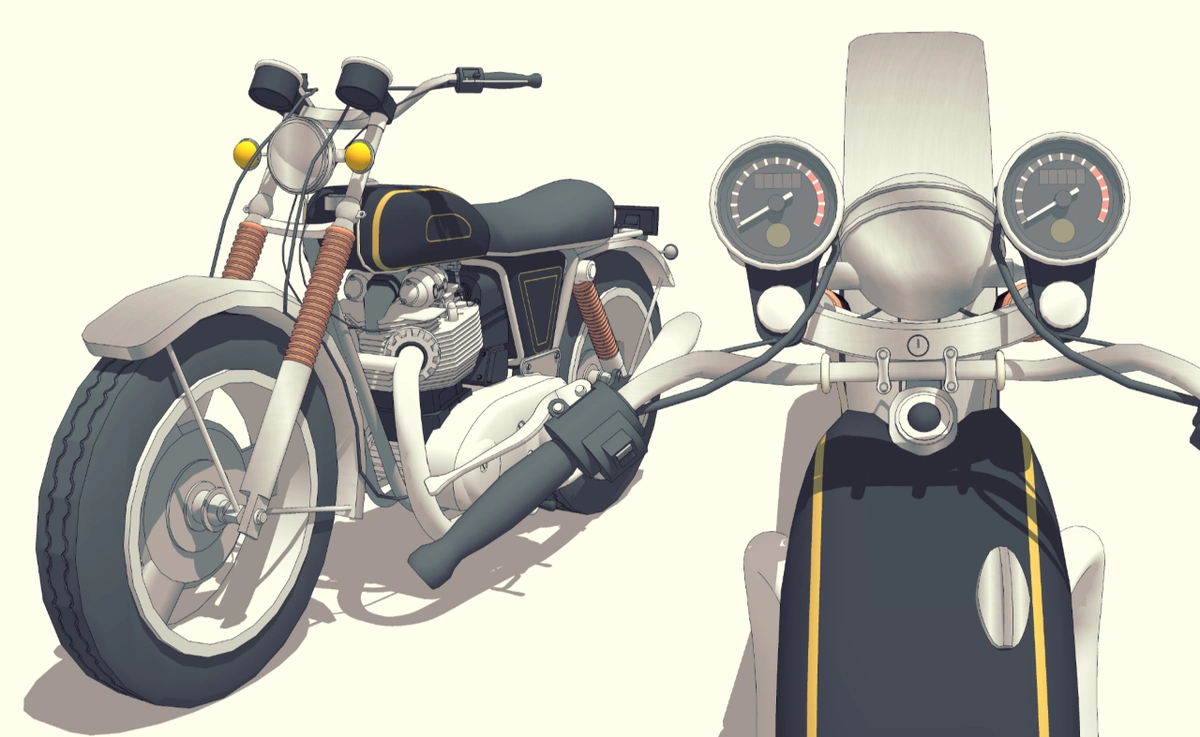 [Modern] Classic motorcycle