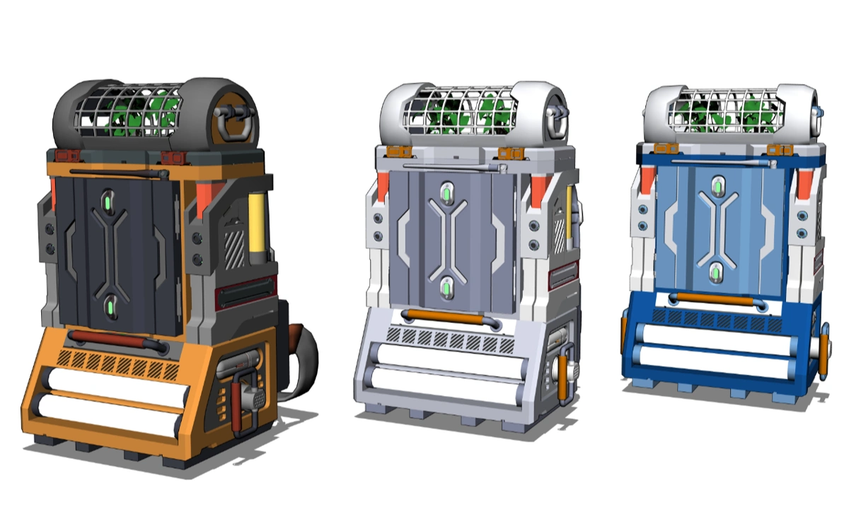 3D Sci-Fi Backpack