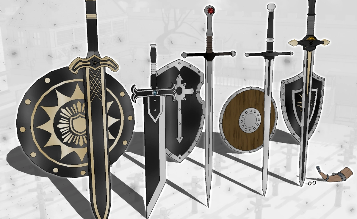 [Including Sunhwa] Warrior weapon & prop set
