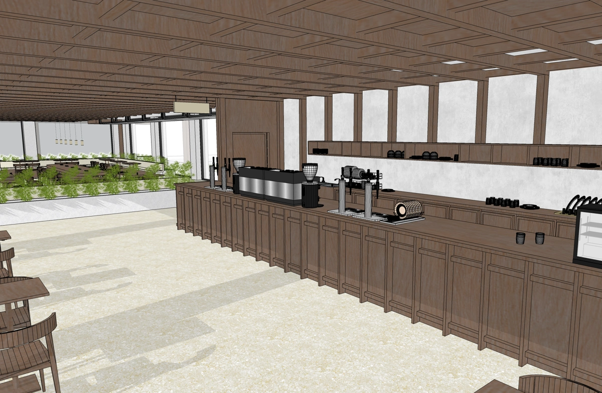 [A nice cafe]_Wooden cafe
