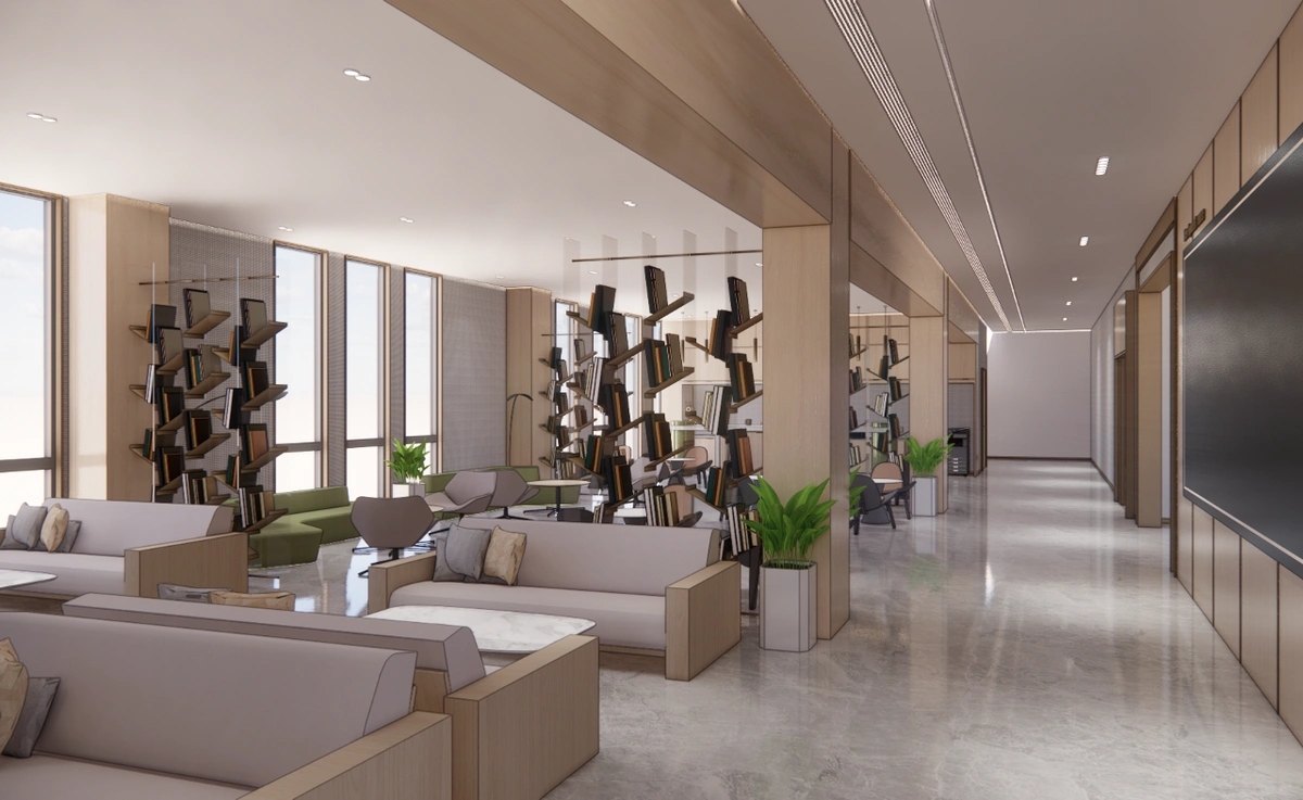 Office lobby, coffee zone, entertainment room