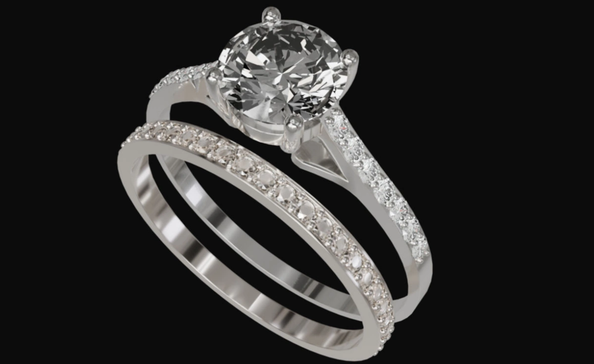 Diamond Engagement Ring Set