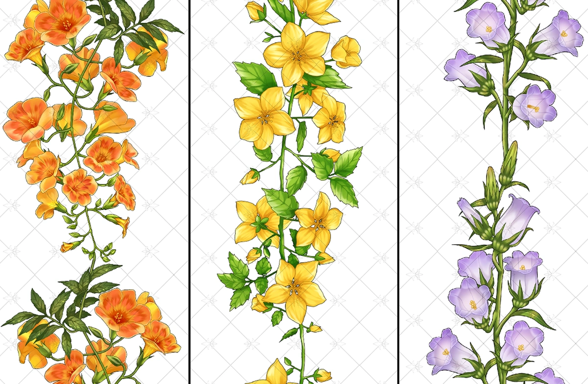 Real flowers, flower brushes (less, spray)