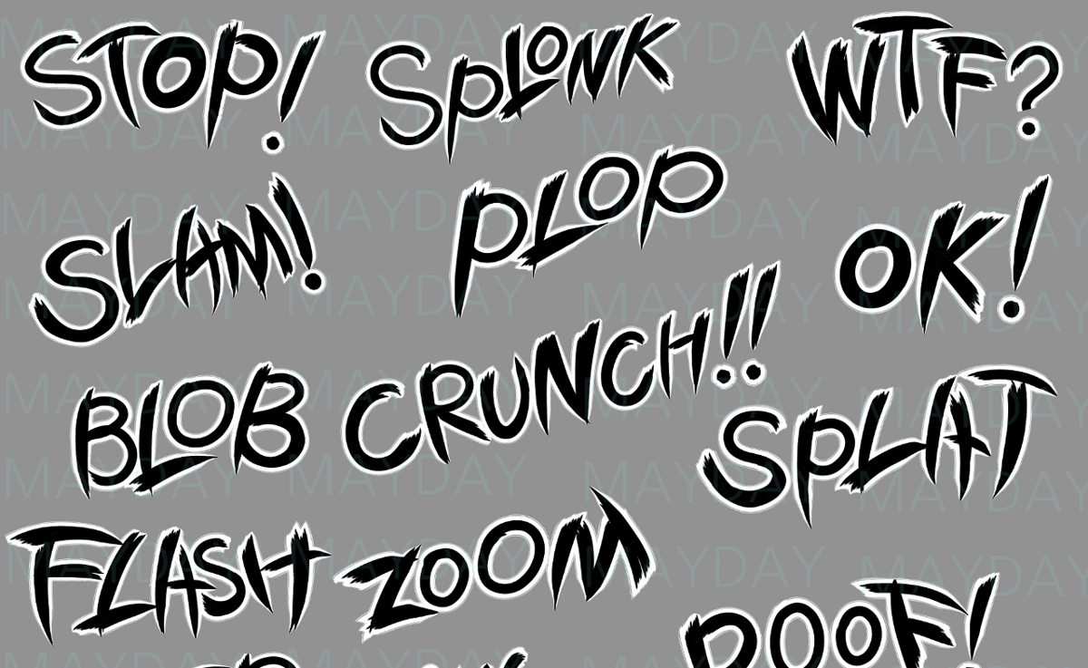 4 types of Comics sound effects