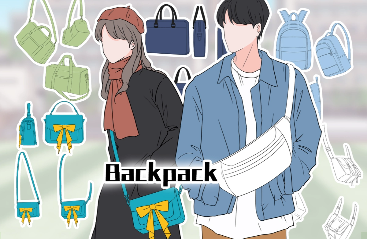 Webtoon Backpack Materials(88 types)
