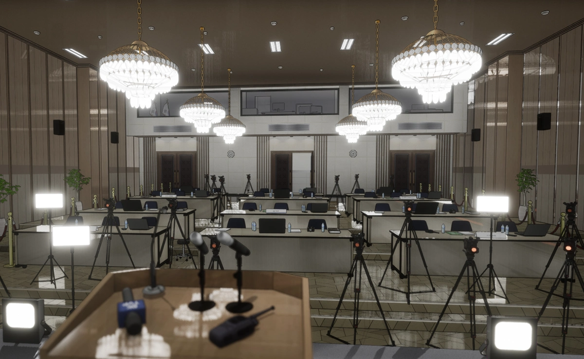 Press conference hall 01