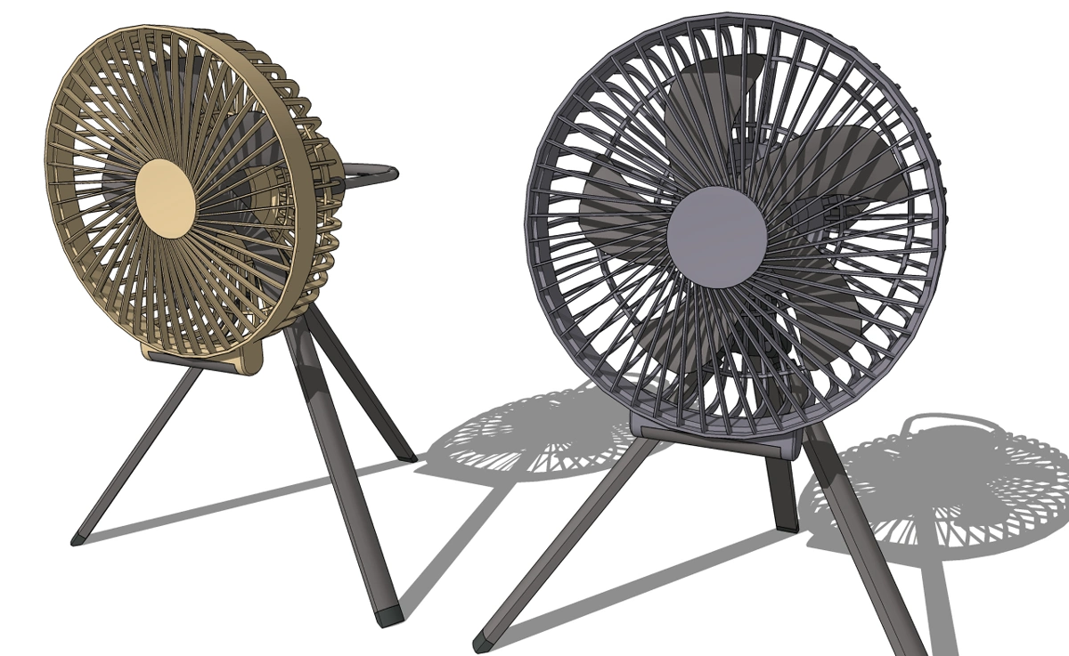 Props- Camping Fan 1 (4 colors)