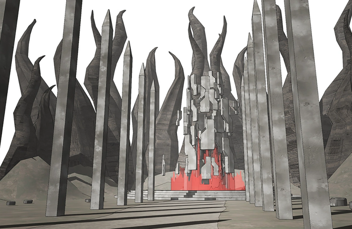 Sealing Stone Fantasy Background