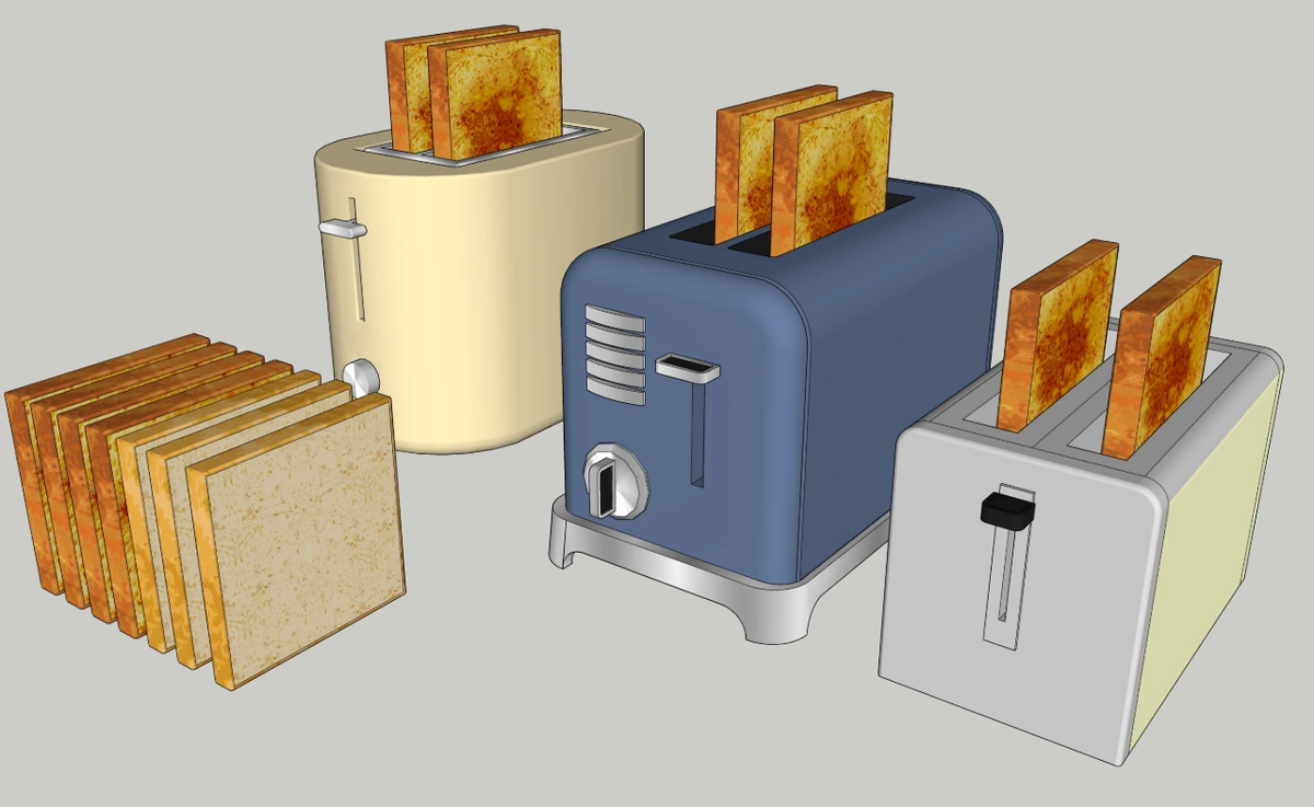 Toast machine that can adjust the position of the bread