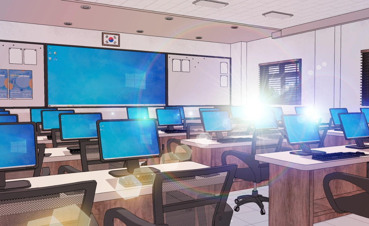 School computer room