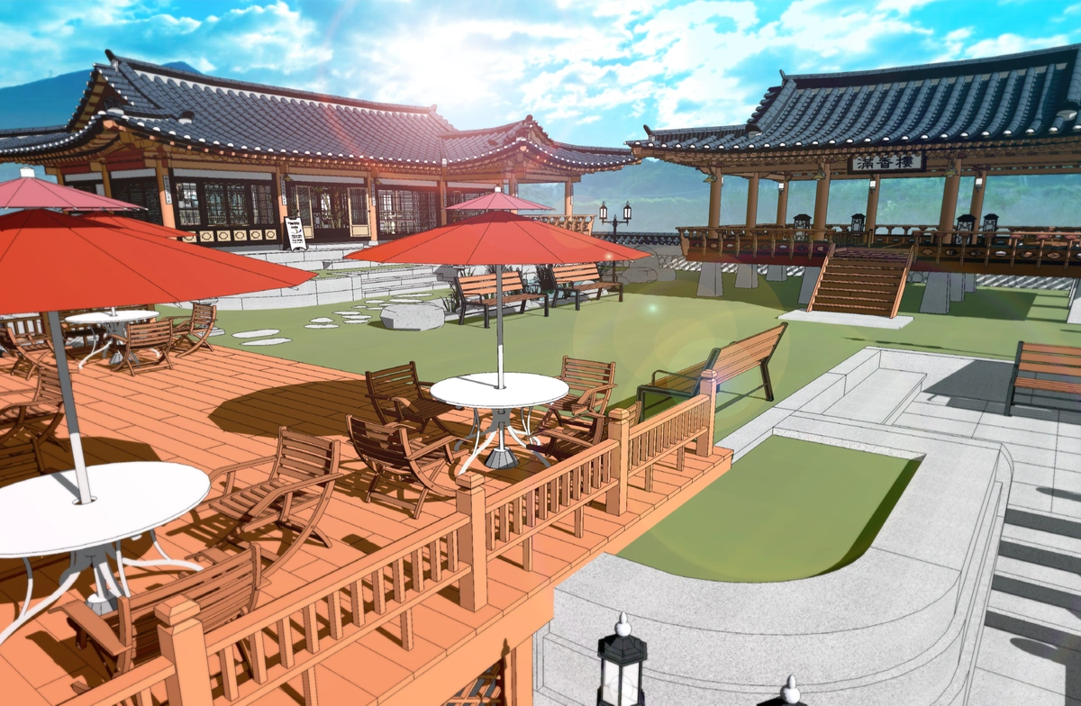 Unique Antique Hanok Cafe Type B (Haneul Park)