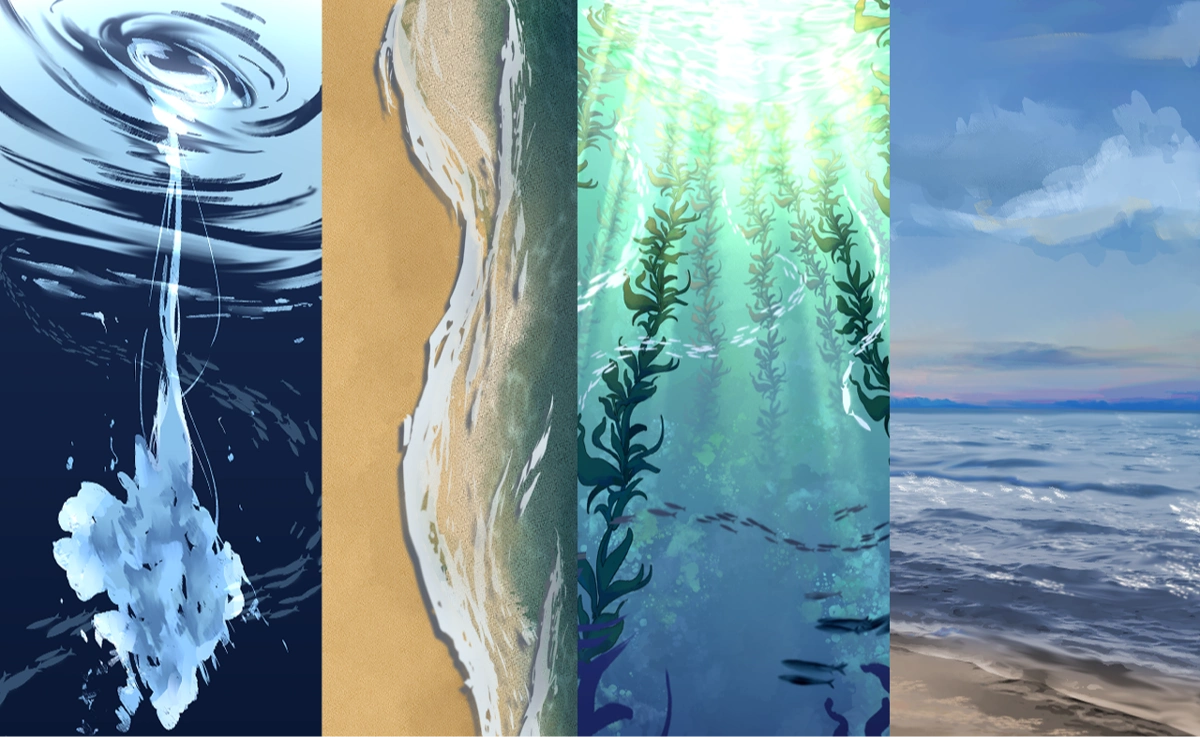 Webtoon Background Underwater