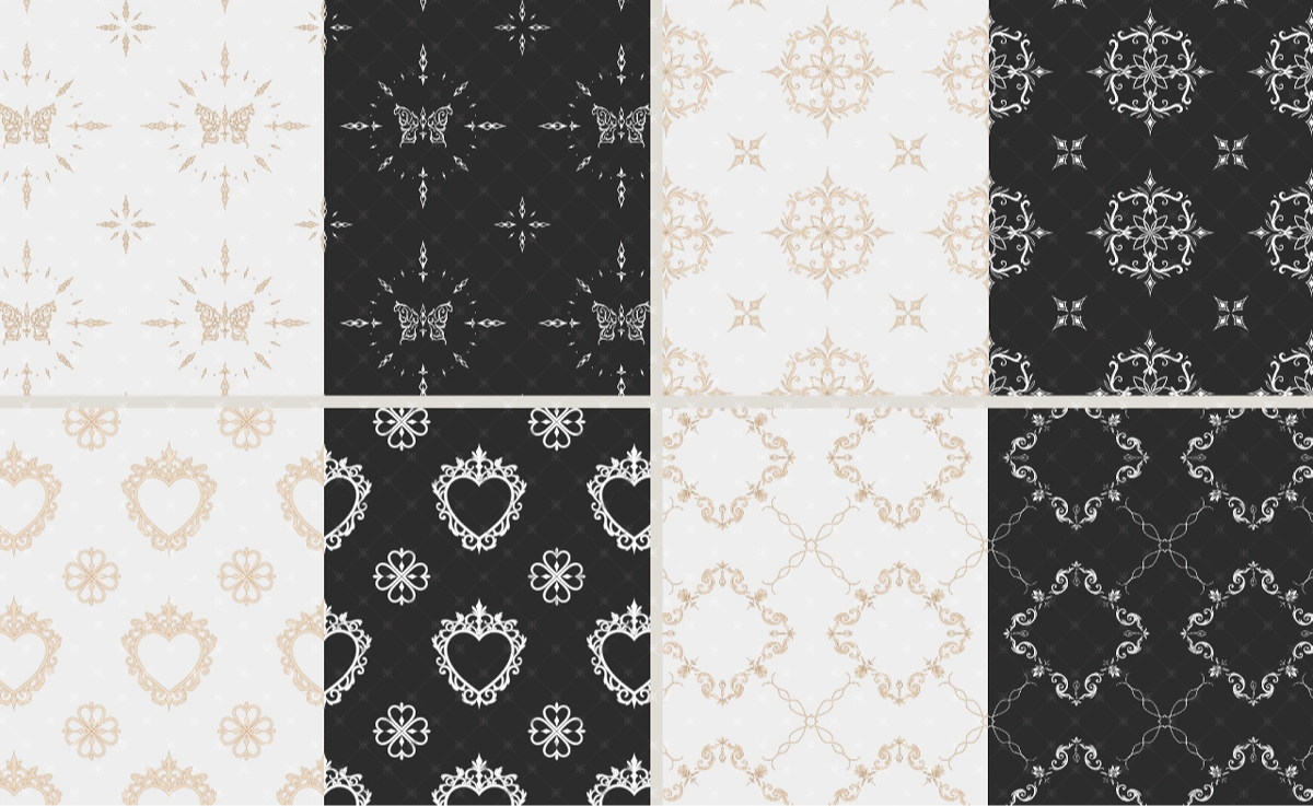 20 Kinds of antique patterns