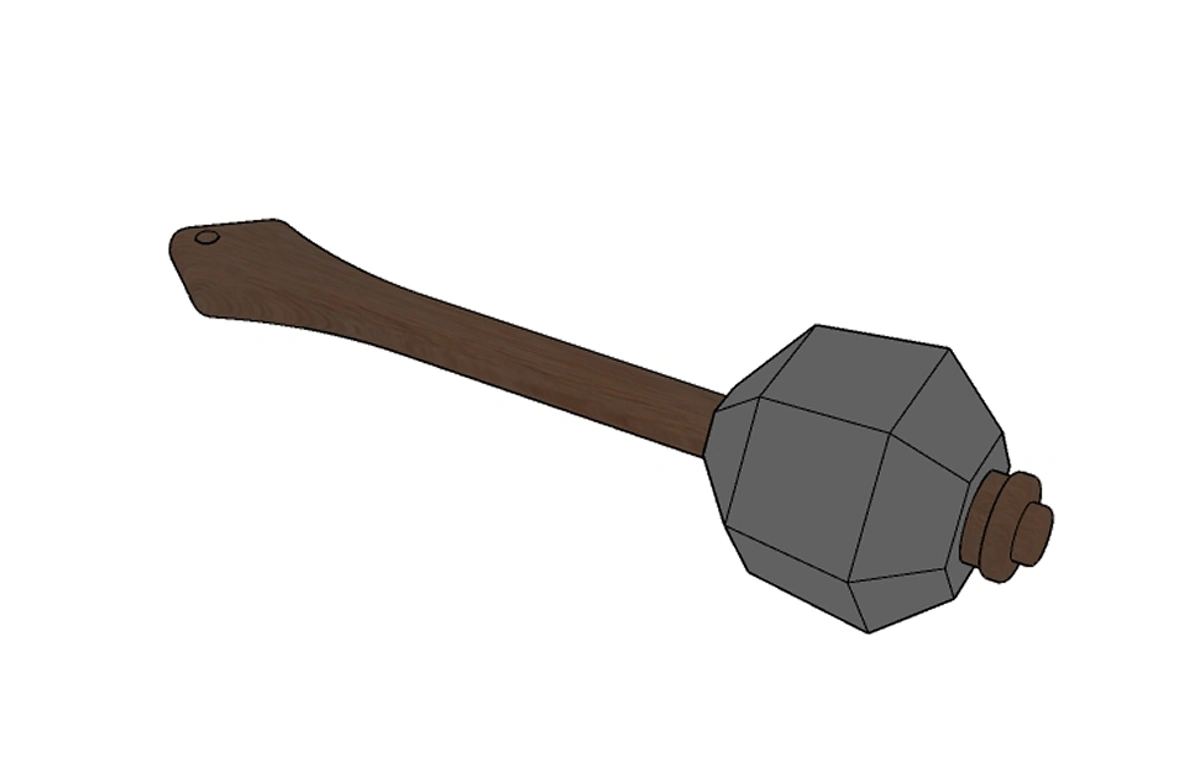 3D Weapon - Uras (Southeast Asian Throwing Weapon)
