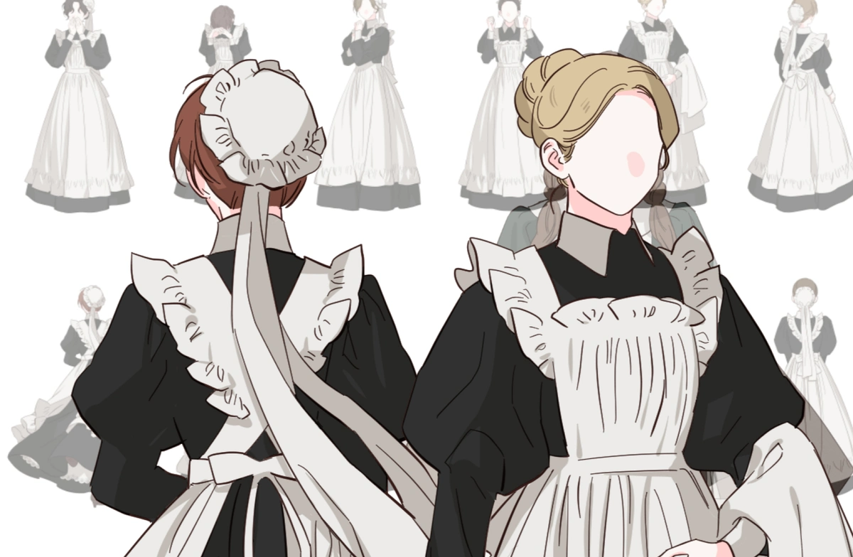 Employees of the Large Mansion - Maid Extras
