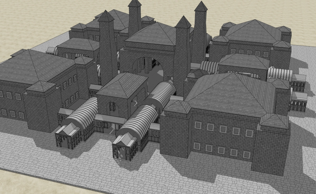 Building where a boss war could take place
