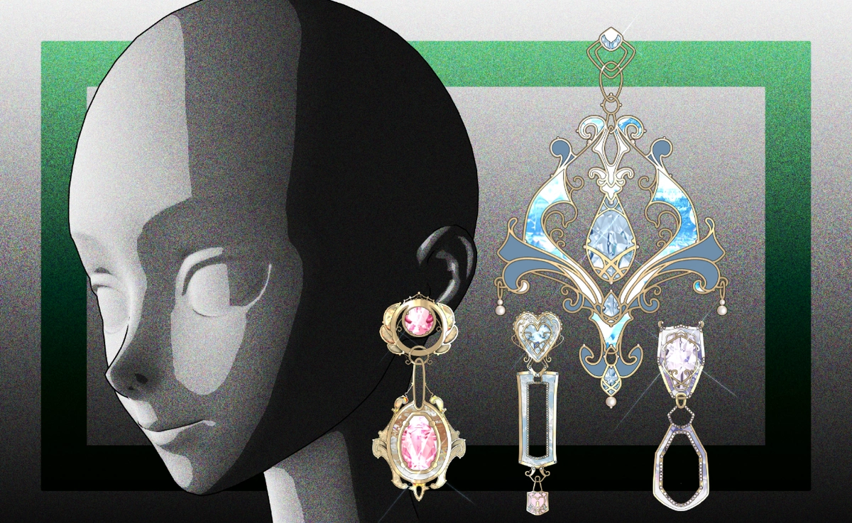 10 Fancy Noble Lady Earrings