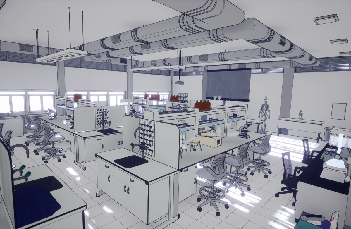 SCHOOL SCIENCE LAB CLASSROOM