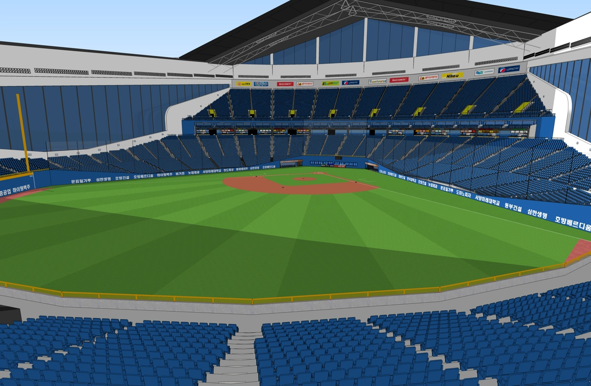 Large Dome Stadium For Baseball, Football, and Concerts