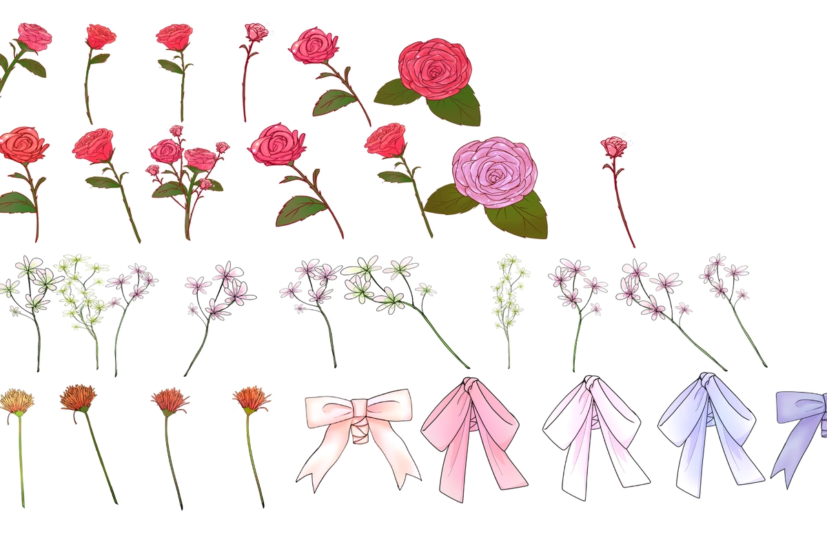 Making a Small Flower Bundle