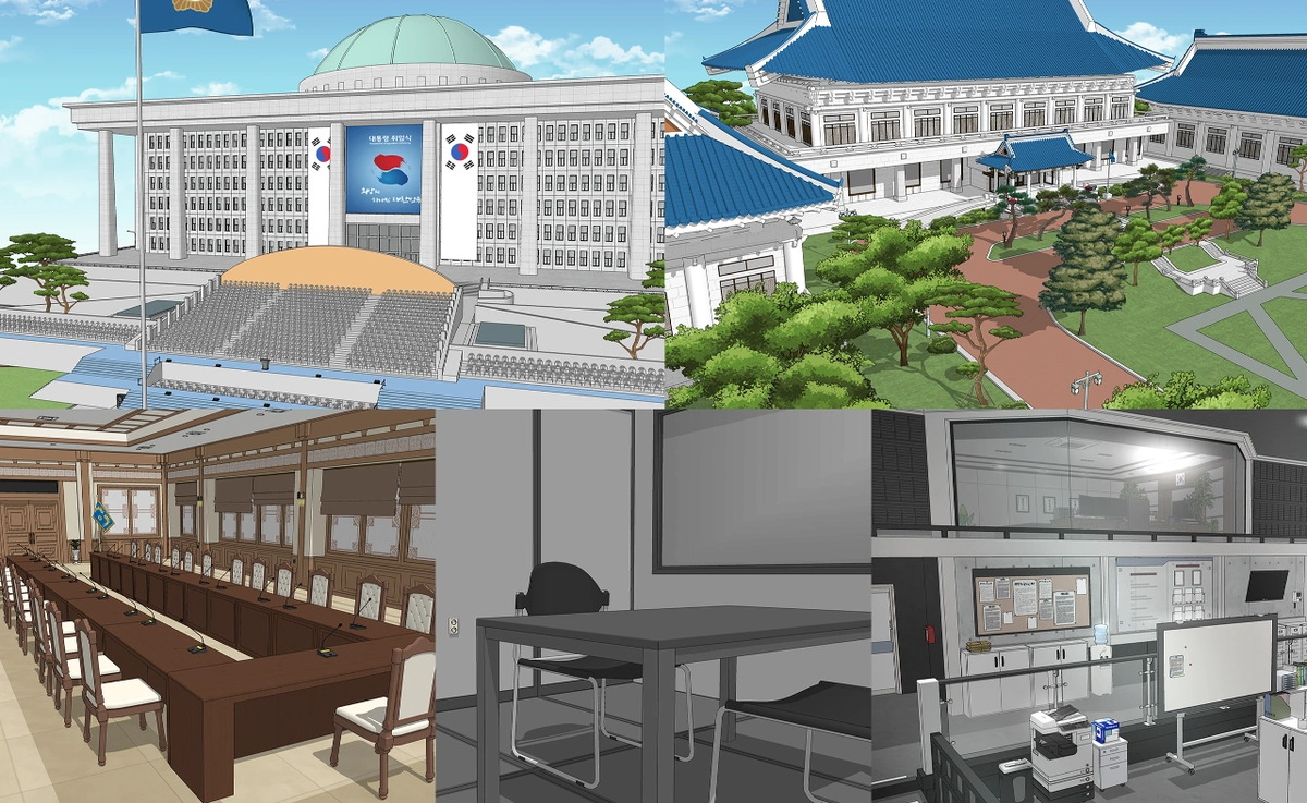 Webtoon Background State Organization Package