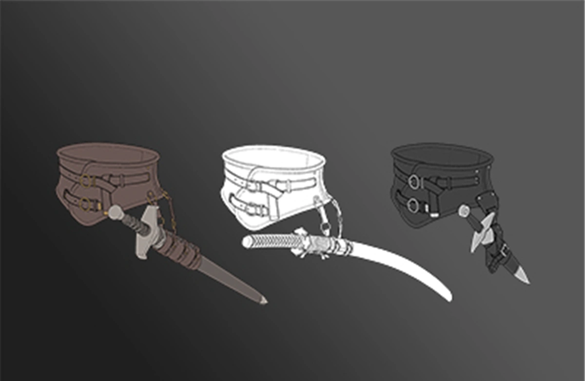 Belt 02 Weapon Set (Sunhwa Material)