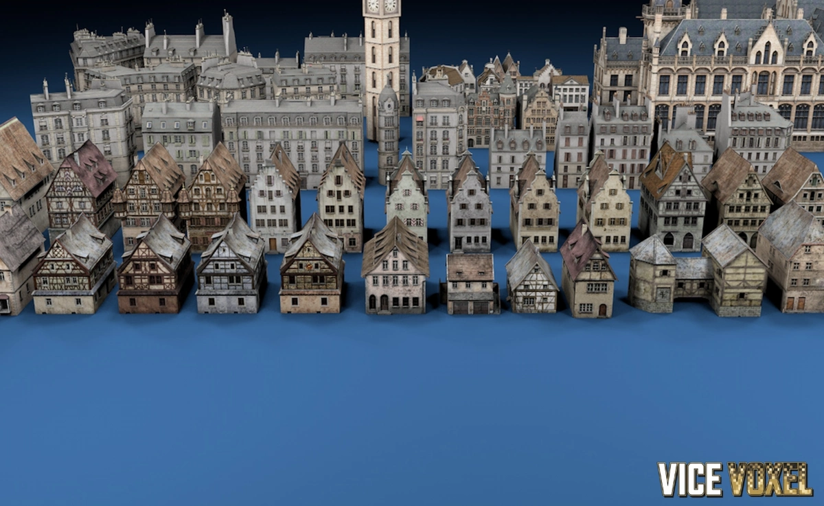 Simple European Buildings