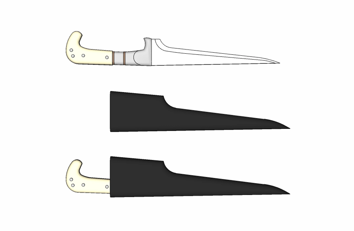 3D Weapon - Choora (South Asian Dagger)