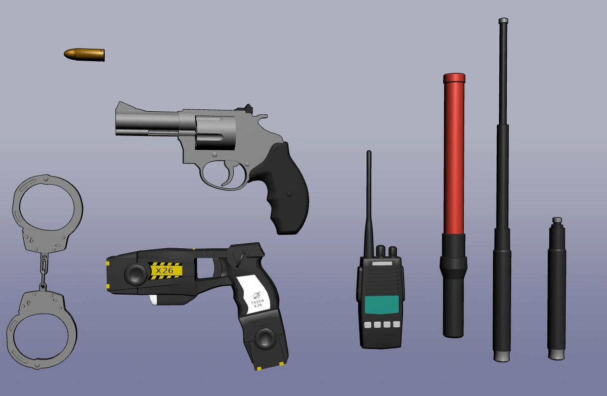 Police prop set
