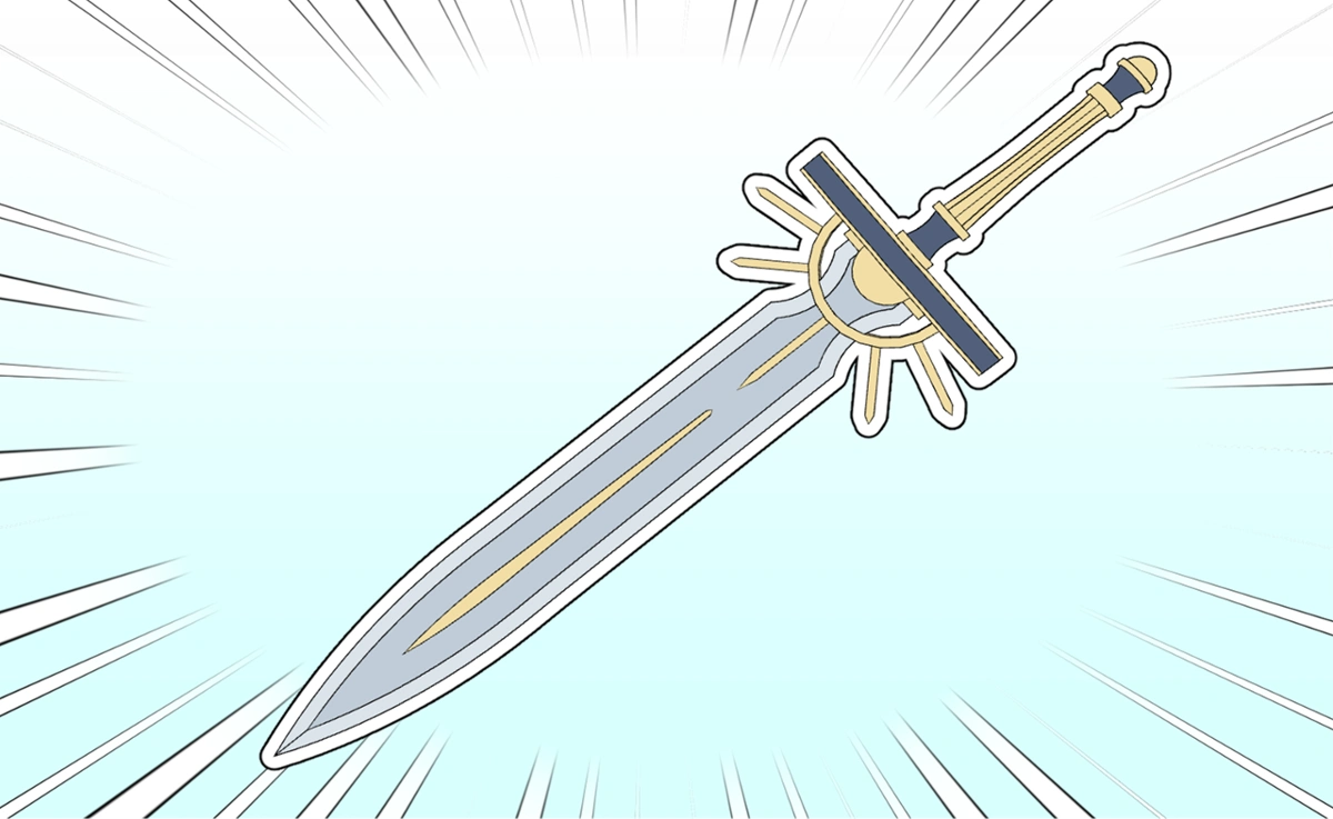 3D fantasy with lines alive vs. Sword F